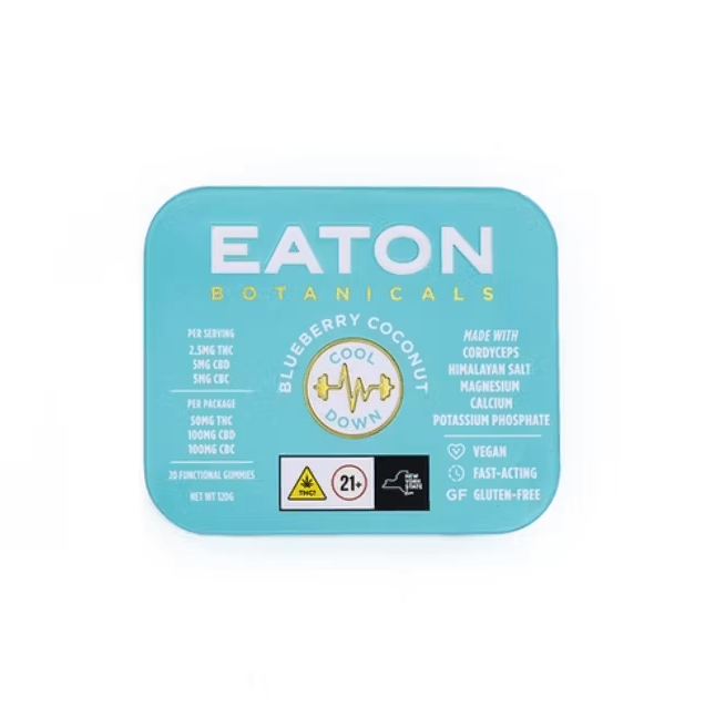 EATON BOTANICALS - EATON - BLUEBERRY COCONUT - COOL DOWN GUMMIES - 50 mg