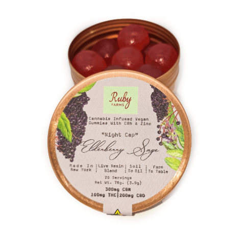 RUBY FARMS - RUBY FARMS - NIGHT CAP - LIVE RESIN - 1:2:3 THC:CBD:CBN