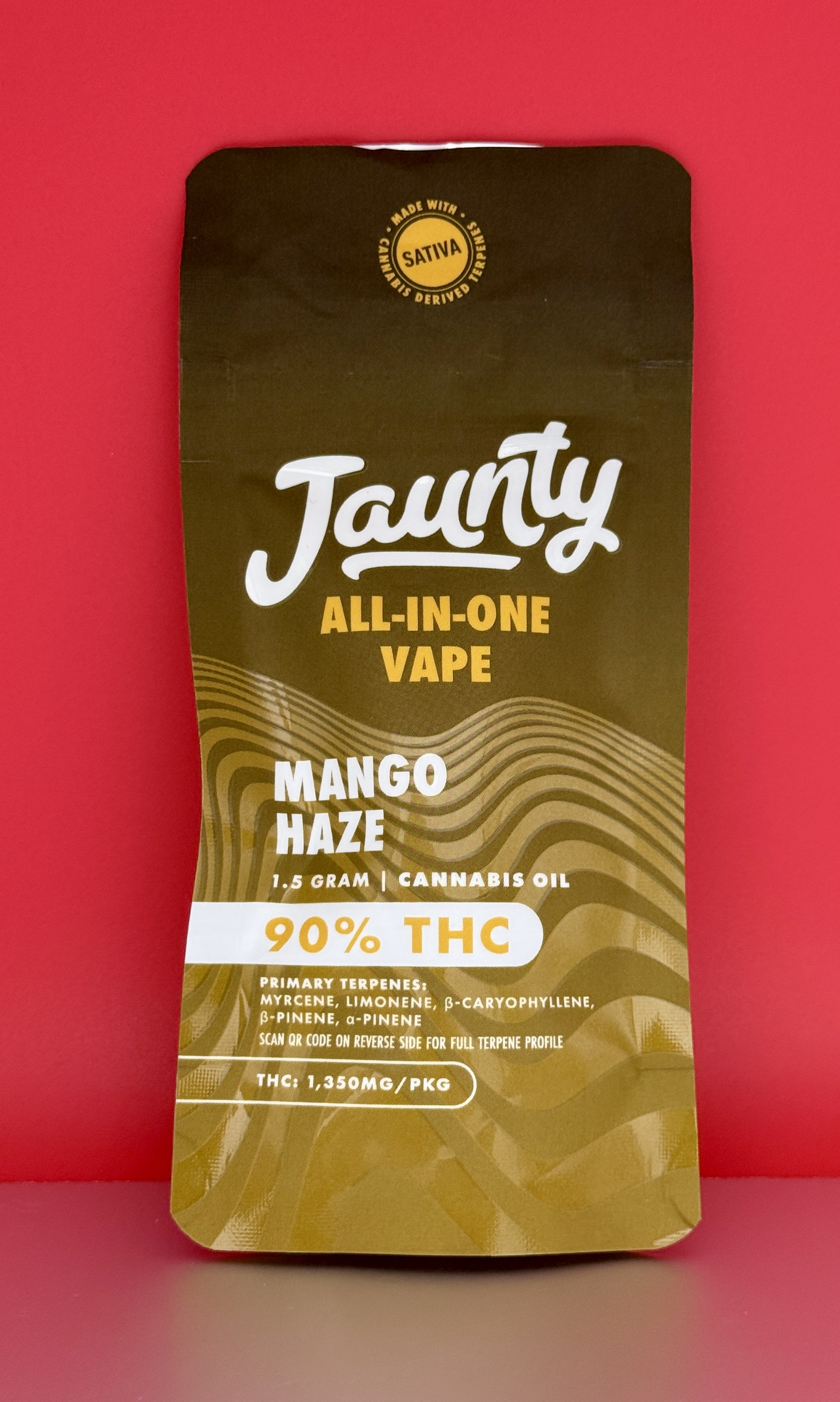 JAUNTY - Jaunty | Mango Haze | 1.5g | All-In-One Vape - 1.5 g