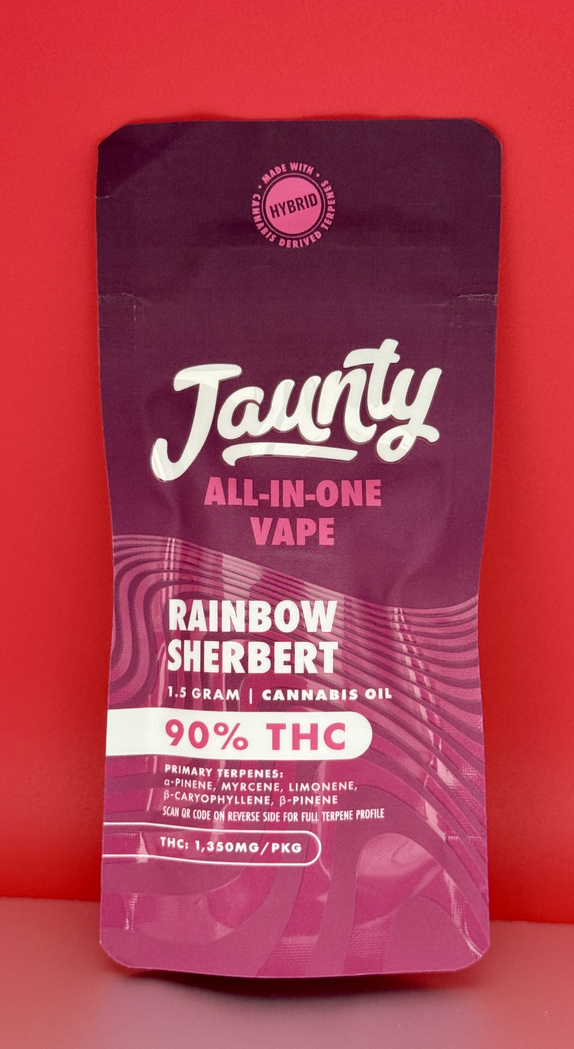 JAUNTY - Jaunty | Rainbow Sherbert | 1.5g | All-In-One Vape - 1.5 g