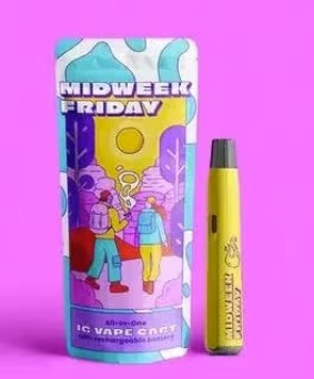 MIDWEEK FRIDAY - MWF - SPICED APPLE CIDER - 1G DISPOSABLE