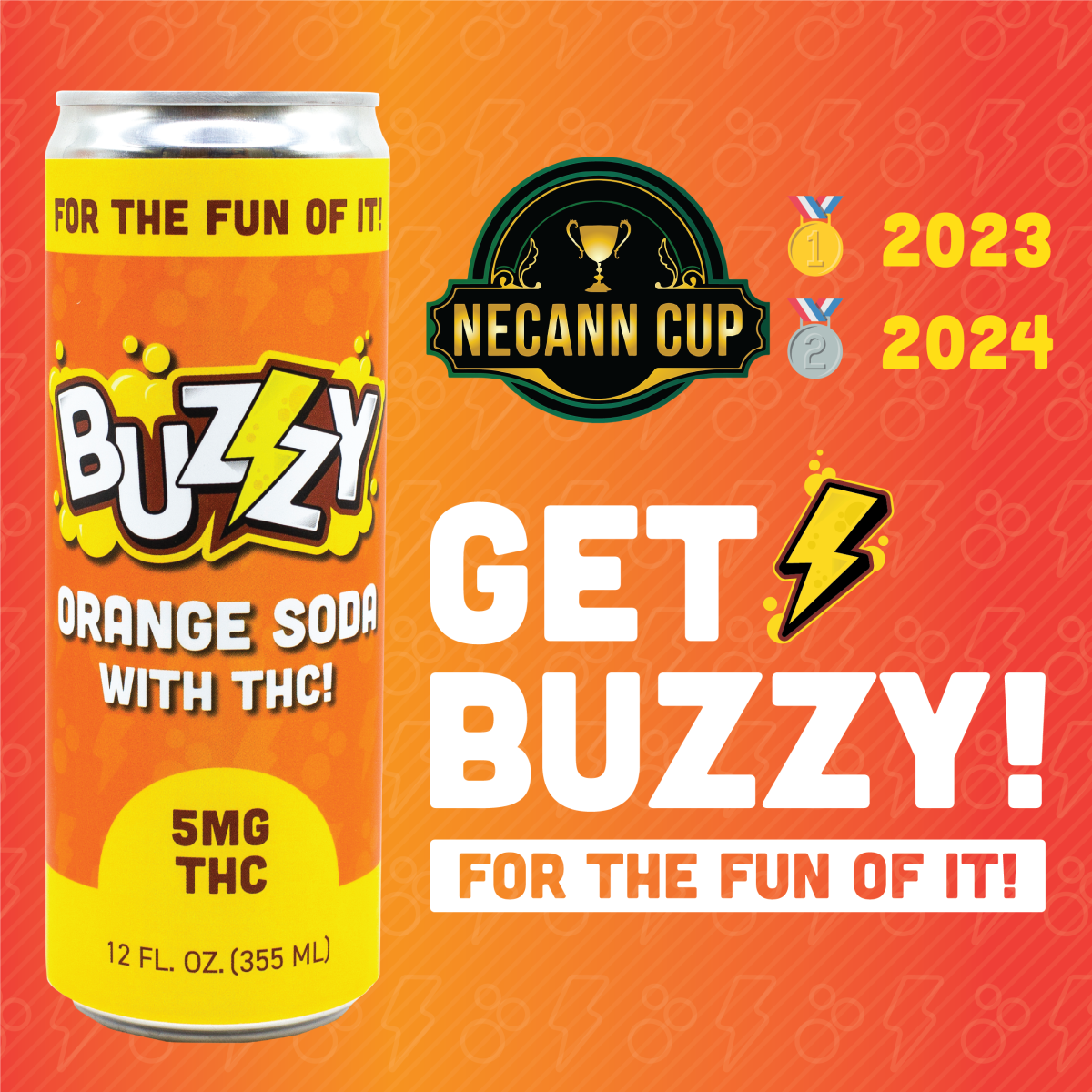 BUZZY - Orange Soda | 12oz