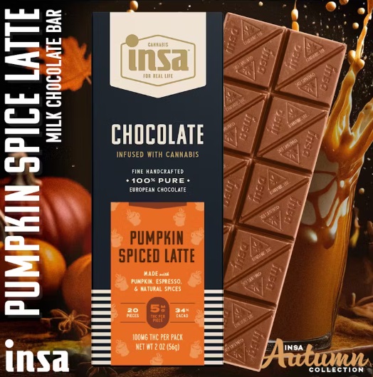 INSA - Pumpkin Spice Latte Chocolate Bar
