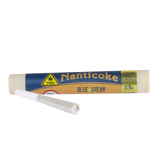 Shop Nanticoke Pre-Roll .5g Blue Dream (Sativa Hybrid) by NANTICOKE ...