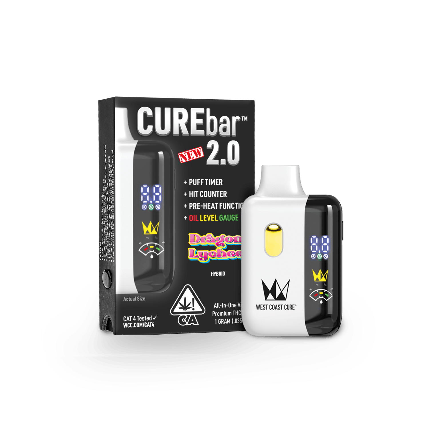 WEST COAST CURE - Dragon Lychee 1G Curebar 2.0 Aio | Theraleaf ...