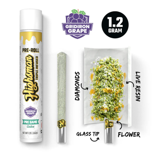 HIGHSMAN TRIPLE THREAT - Gridiron Grape - 1.2 g