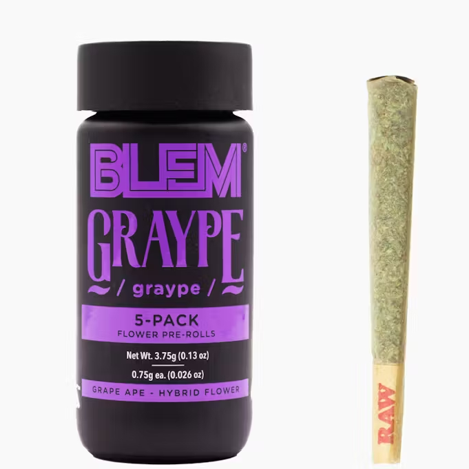 BLEM - GRAYPE [H] - (5PK / 0.75G) PREROLL