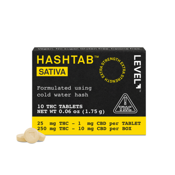 LEVEL - SATIVA HASHTAB 10PK (100MG)
