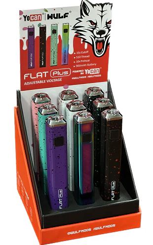 WULF - FLAT MINI - 510 VARIABLE VOLTAGE BATTERY - WULF