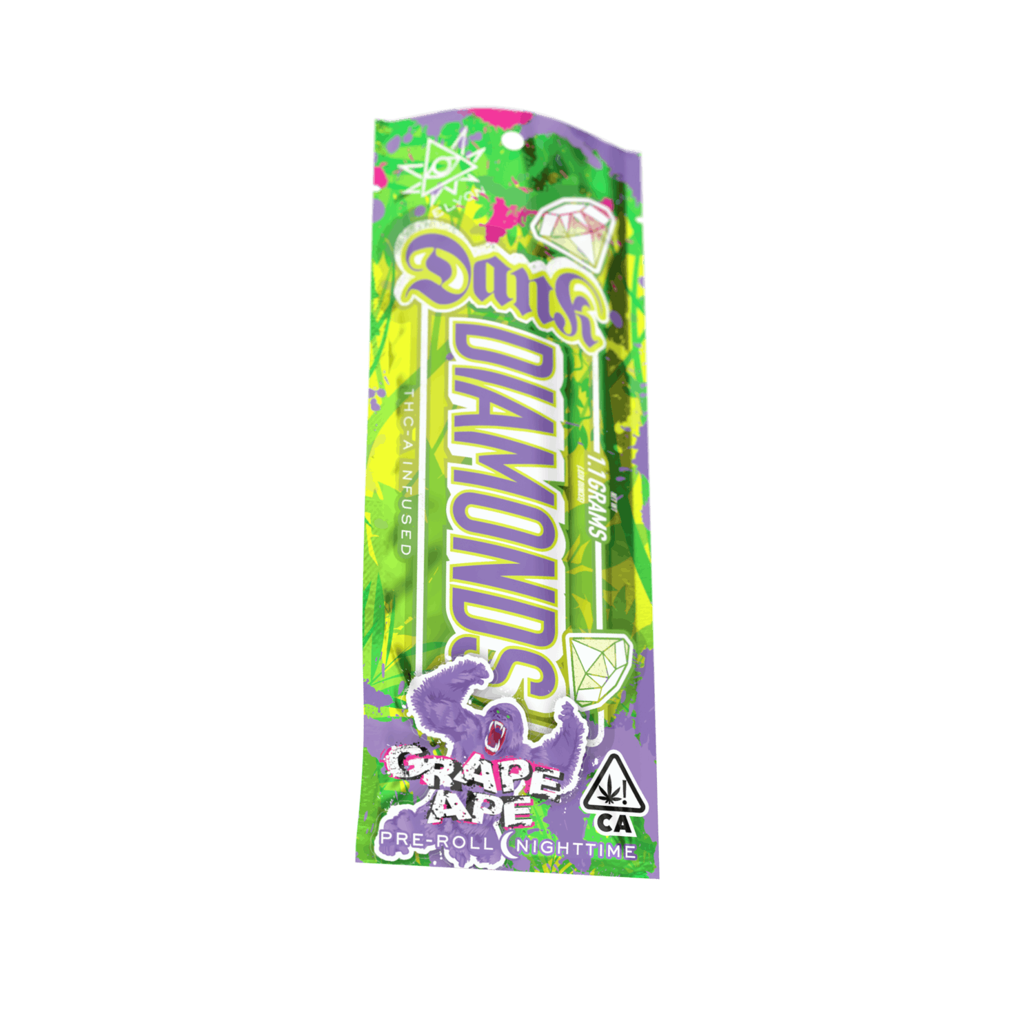 ELYON - GRAPE APE [I] - 1.1G DIAMOND INFUSED PREROLL - ELYON