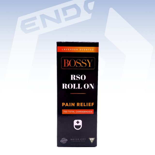 BOSSY | RSO PAIN RELIEF ROLL ON | 700MG – Premium Cannabis Products Near Me
