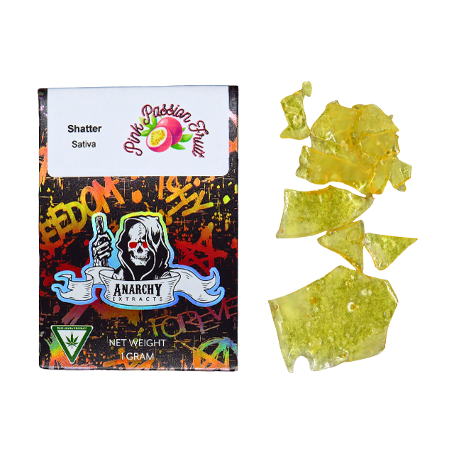 ANARCHY | PINK PASSION FRUIT | SHATTER | 1G – Premium Cannabis Products ...