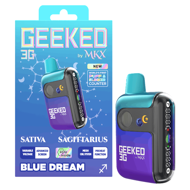 MKX | BLUE DREAM GEEKED | ALL-IN-ONE | 3G – Premium Cannabis Products ...
