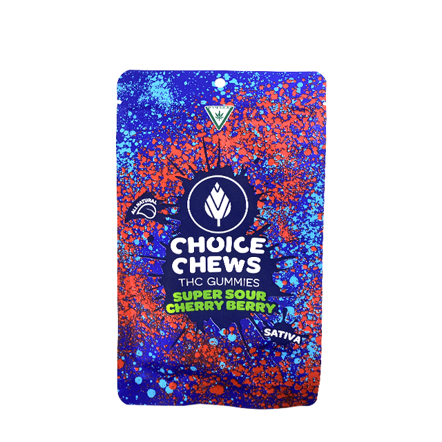 CHOICE | SOUR CHERRY BERRY GUMMIES | 100MG – Premium Cannabis Products ...