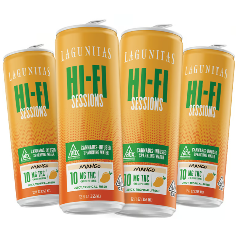 ABSOLUTE XTRACTS - MANGO LAGUNITAS HI-FI SESSIONS HOPPY CHILL THC - 4 PACK