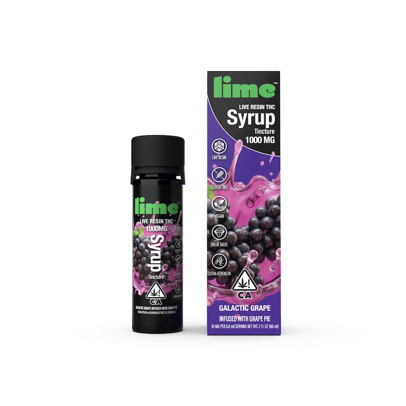 LIME - GALACTIC GRAPE LIVE RESIN SYRUP - 1000MG
