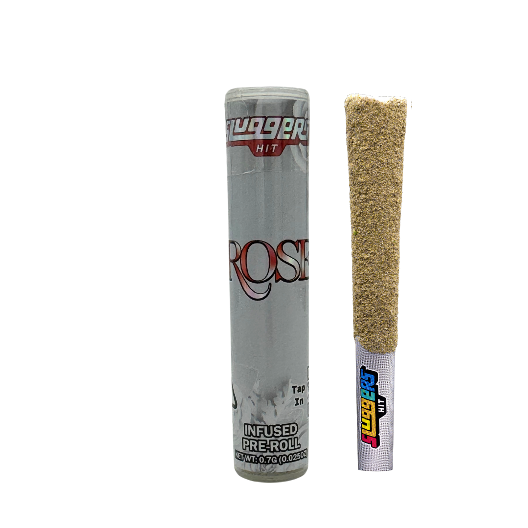SLUGGERS - ROSE DIAMOND & HASH INFUSED PREROLL - SINGLE