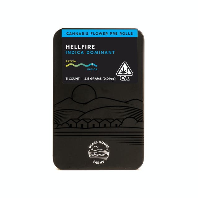 GLASS HOUSE FARMS - HELLFIRE PREROLL - 5 PACK