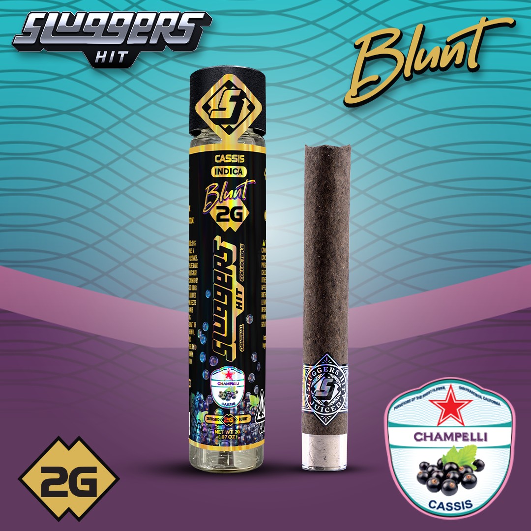 SLUGGERS - CHAMPELLI DIAMOND & HASH INFUSED BLUNT - 2 GRAMS