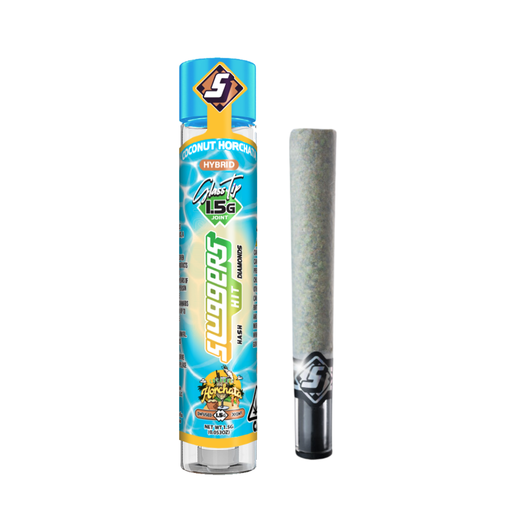 SLUGGERS - COCONUT HORCHATA DIAMOND & HASH INFUSED PREROLL - 1.5 GRAMS