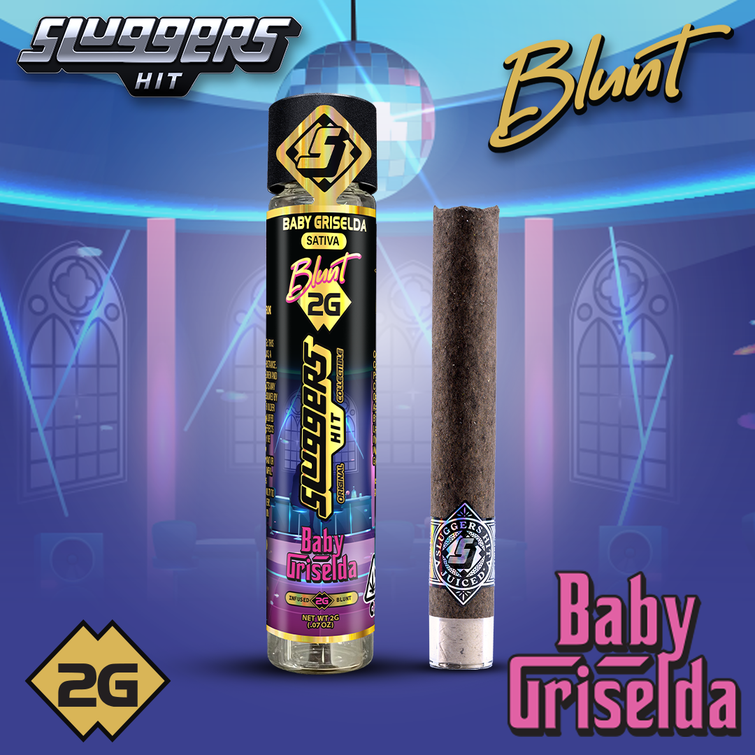SLUGGERS - BABY GRISELDA DIAMOND & HASH INFUSED BLUNT - 2 GRAMS