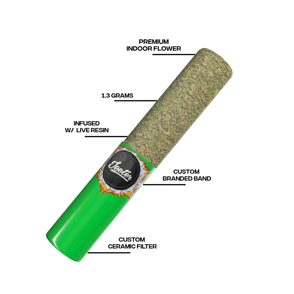 JEETER - TRIANGLE KUSH LEMONADE INFUSED BABY CANNON - 1.3 GRAMS