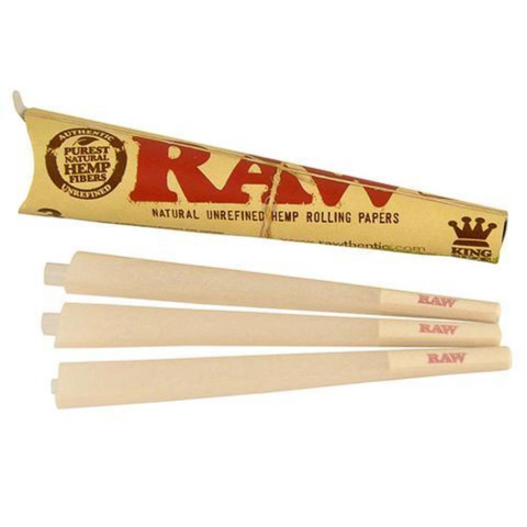 RAW Classic King Size Cones 3pk – Premium Cannabis Products Near Me