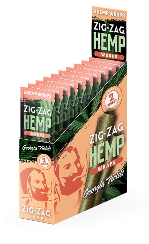 Zig Zag Georgia Fields Hemp Wraps 2pk – Premium Cannabis Products Near Me