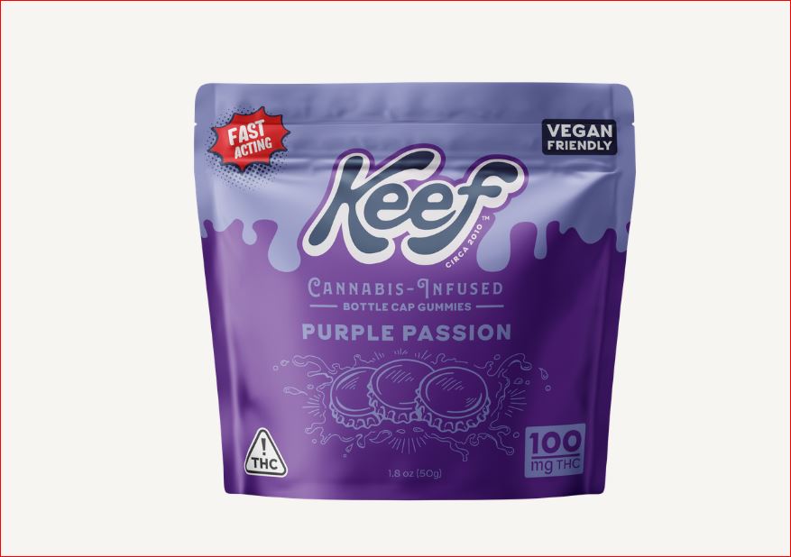 Keef Gummies Purple Passion - 100mg – Premium Cannabis Products Near Me