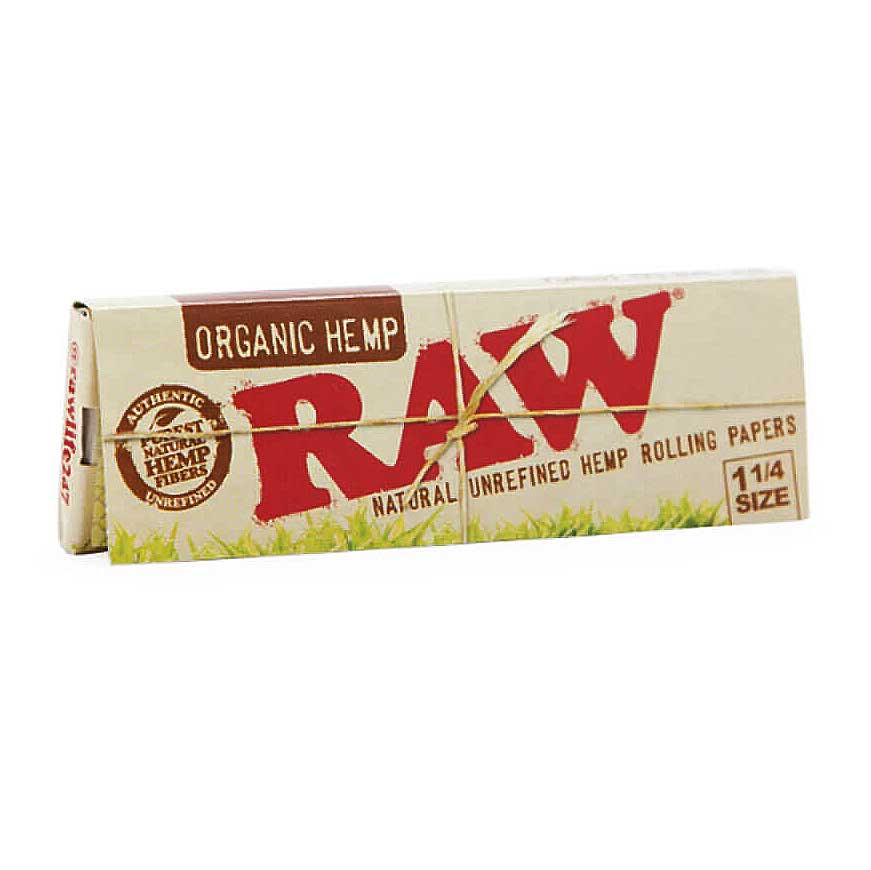 Raw Organic Hemp Rolling Papers 1 1/4 50pk – Premium Cannabis Products ...