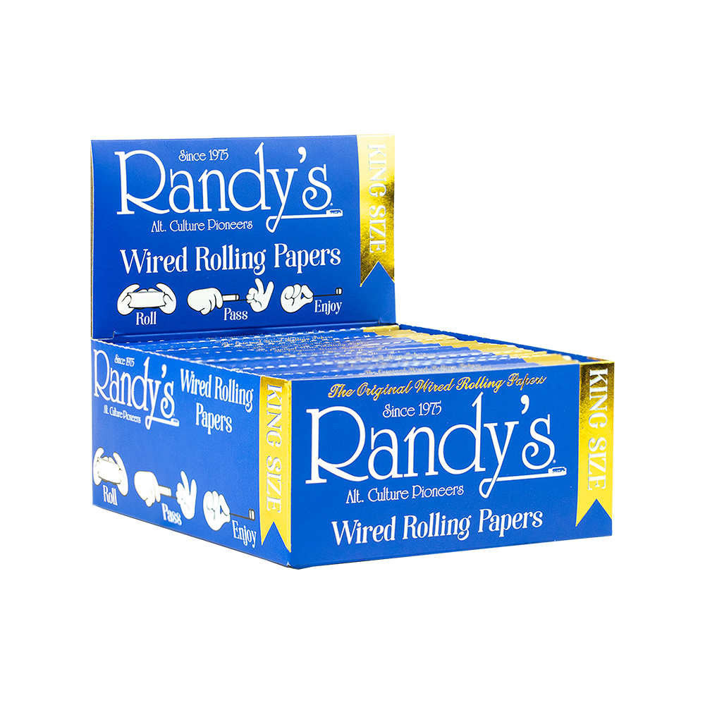 Randy's Wired Classic King Size Rolling Papers 24pk – Premium Cannabis ...