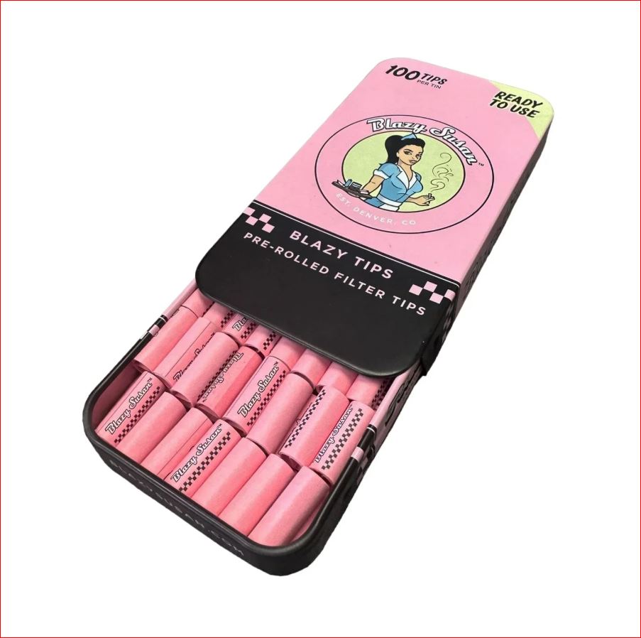 Blazy Susan Pink Blazy Tips 100pk – Premium Cannabis Products Near Me