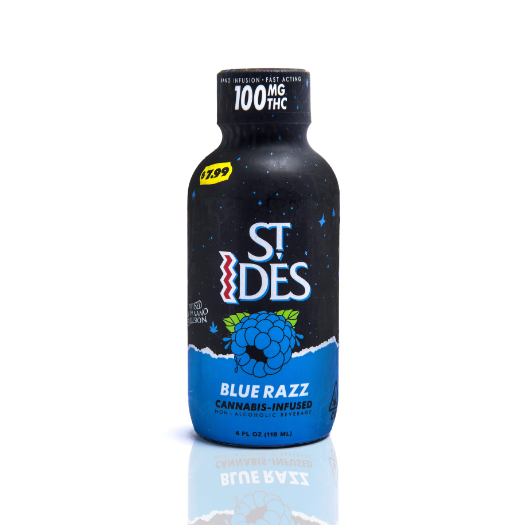 ST IDES - BLUE RAZZ 40Z SHOT 100MG