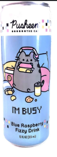 - BLUE RAZZBERRY | 12OZ | PUSHEEN THE CAT