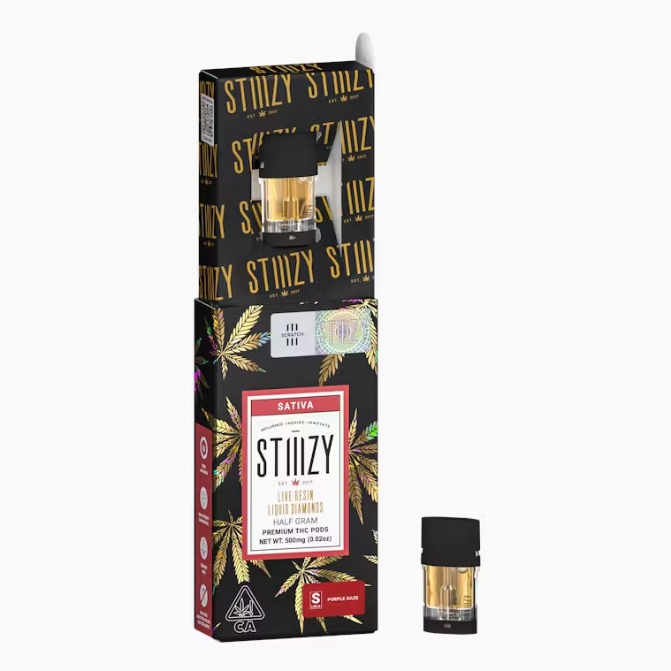 STIIIZY - PURPLE HAZE LIVE RESIN LIQUID DIAMONDS POD .5G