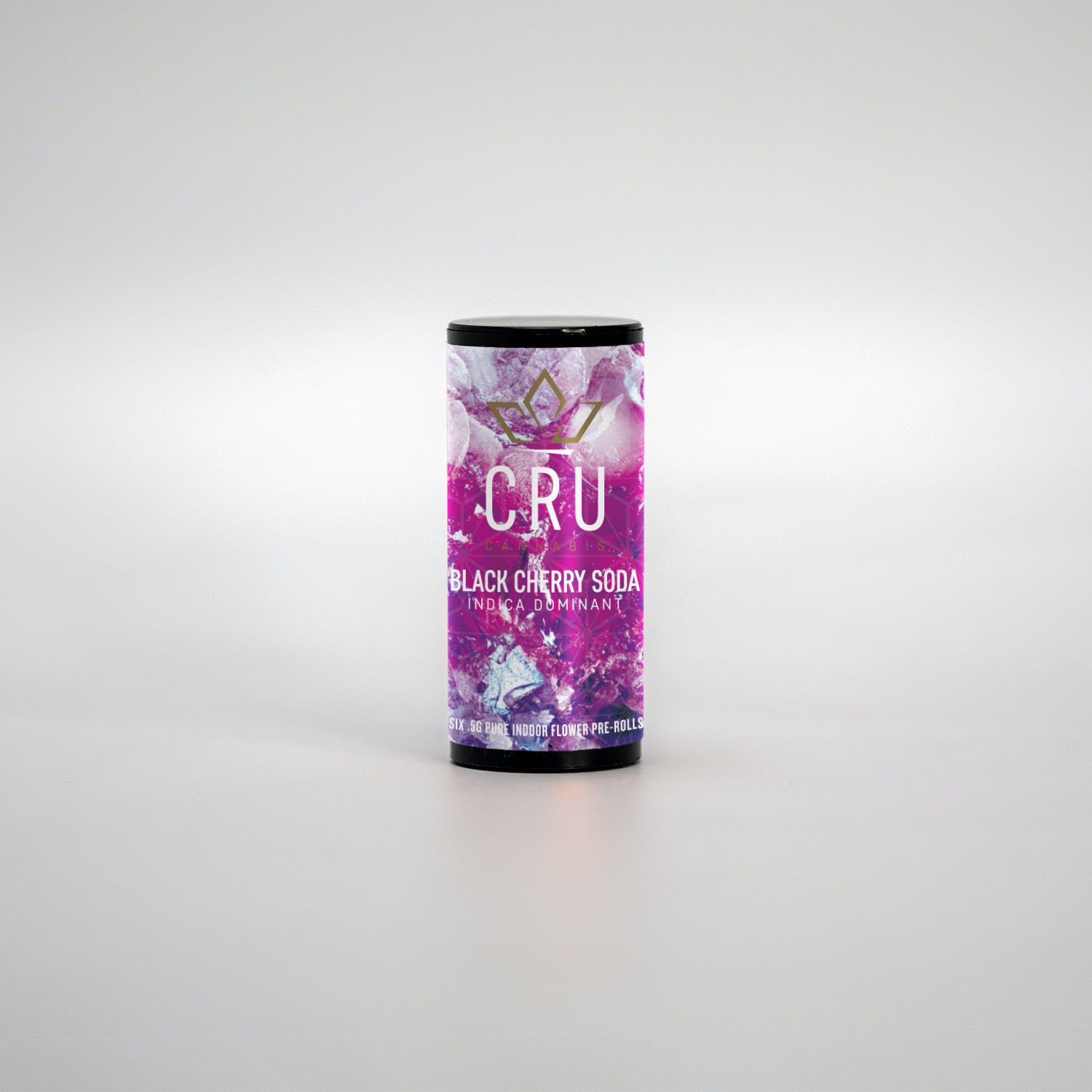 CRU LITTLES - BLACK CHERRY SODA PREROLL 3G 6/PK