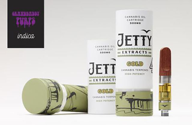 JETTY EXTRACTS - GRANDADDY PURPS GOLD CART .5G