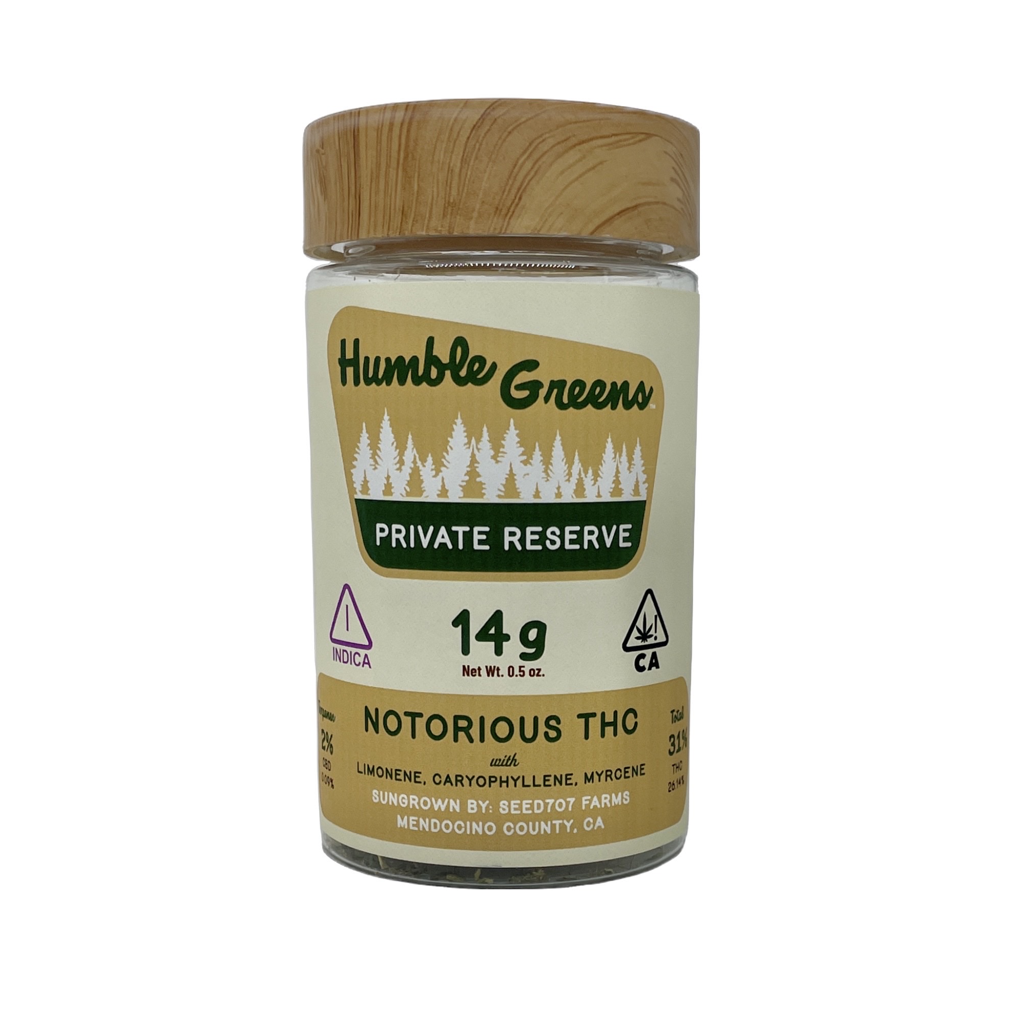 HUMBLE GREENS - NOTORIOUS THC HALF OUNCE