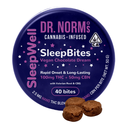 DR. NORM'S - SLEEPBITES VEGAN CHOCOLATE BITES 100MG