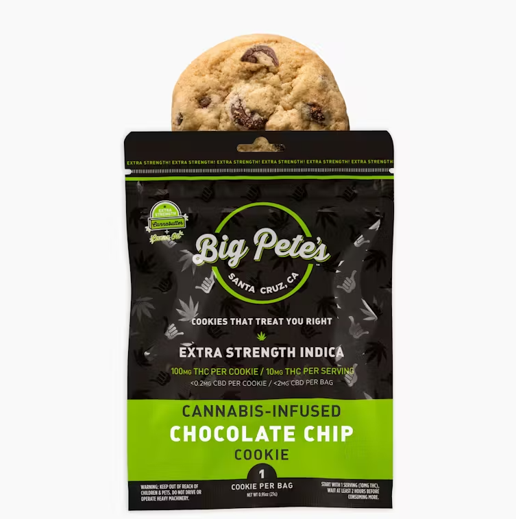 BIG PETE'S - CHOCOLATE CHIP EXTRA STRENGTH INDICA COOKIE 100MG