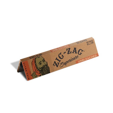 ZIG ZAG - KING SLIM UNBLEACHED PAPERS ORGANIC HEMP