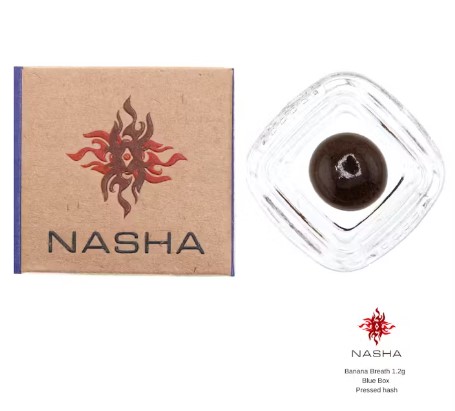 NASHA - BANANA BREATH (BLUE) PRESSED HASH 1.2G