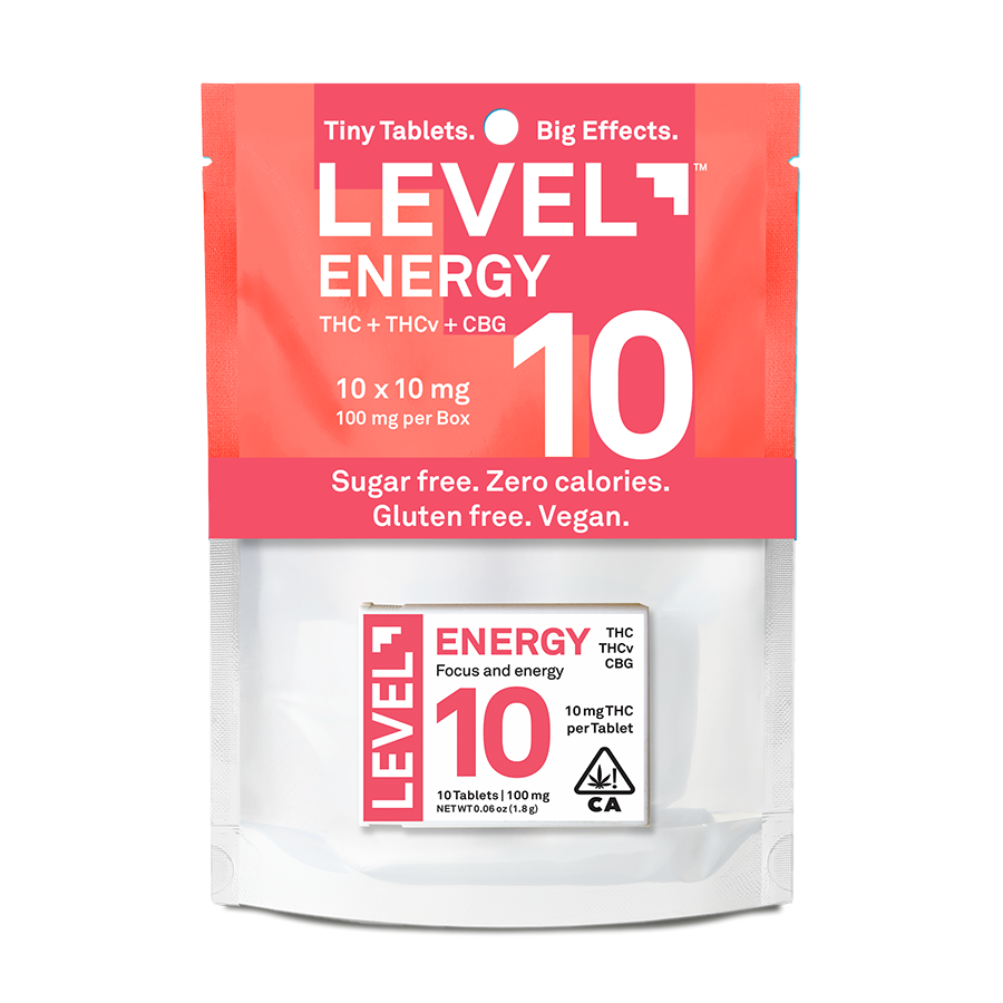 LEVEL - ENERGY TABLETS 10 PACK 100MG