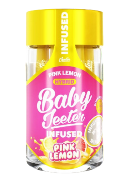 JEETER - PINK LEMON INFUSED BABY PREROLLS 2.5G 5/PK
