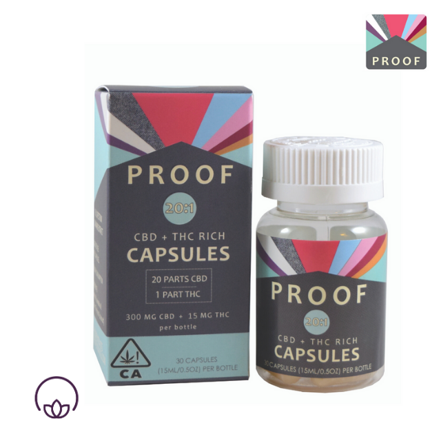 PROOF - 20:1 CBD CAPSULES (30-PACK)