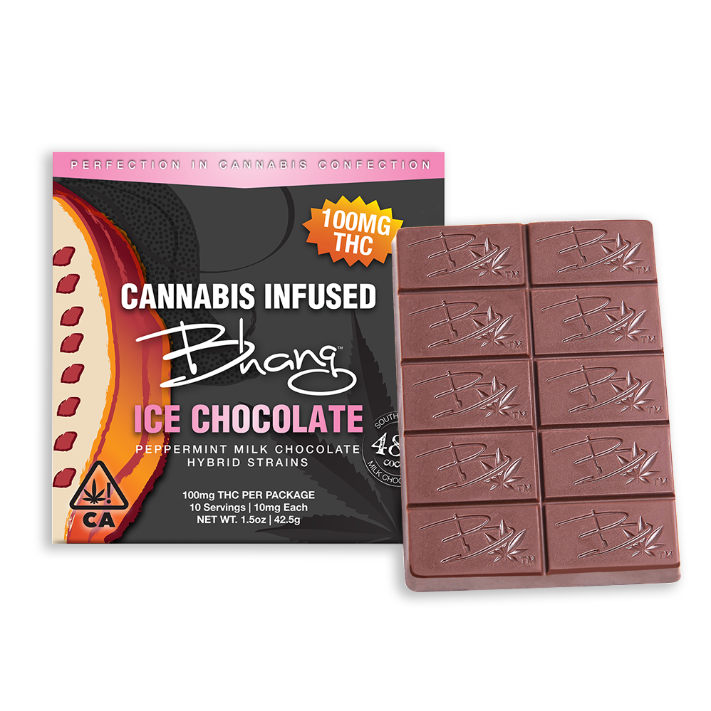 BHANG - ICE (PEPPERMINT) CHOCOLATE BAR 100MG