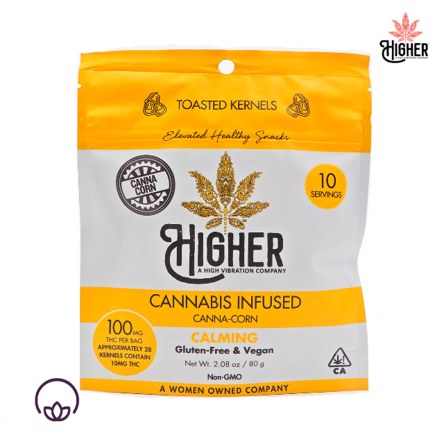 HIGHER - VEGAN SALTED CANNA-CORN 100MG