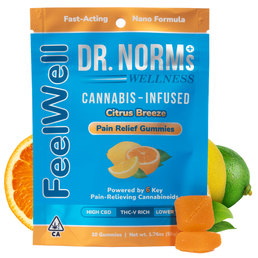 DR. NORM'S - CITRUS BREEZE PAIN RELIEF GUMMIES 50MG