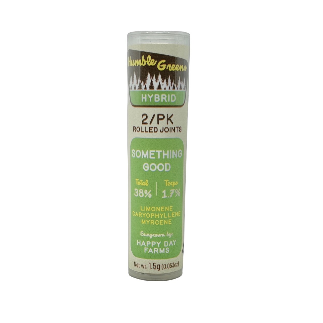 HUMBLE GREENS - SOMETHING GOOD PREROLL 1/PK .75G