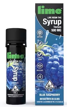 LIME - BLUE RASPBERRY DOSIDOS LIVE RESIN SYRUP TINCTURE 1000MG